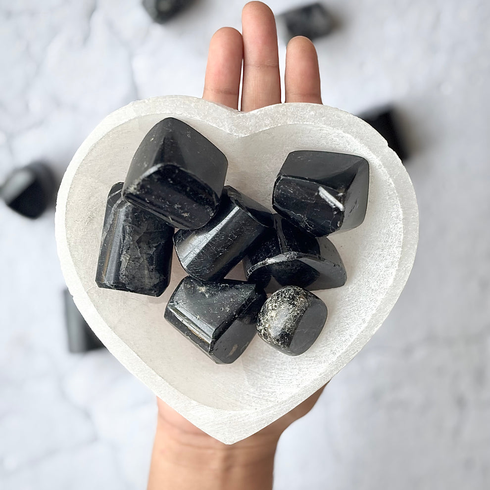 Black Tourmaline Tumble Stone – The Trivia Store